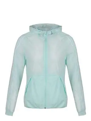 Adidas Lightweight Zip-up Jacket With Hood - Peppermint Green