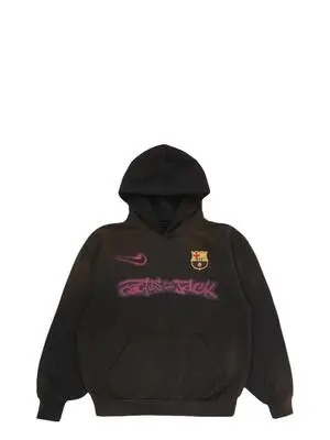 Nike Fc Barcelona X Cactus Jack Hoodie - Black