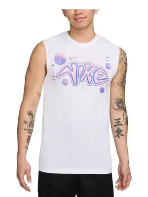 Nike Dri-fit Basketball Tank - White