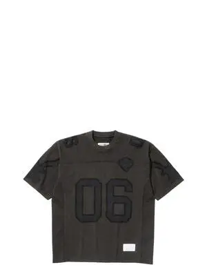Supreme X Mm6 Maison Margiela Cotton Football Jersey - Black