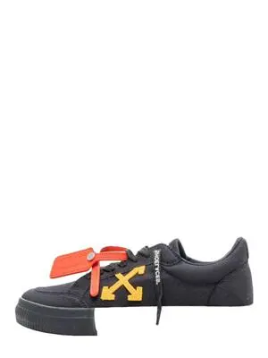 Off-White Vulcanized Low Top Sneakers - Black/orange/white