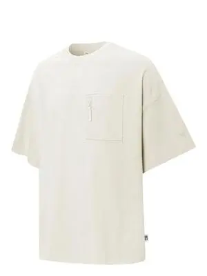 PUMA Logo Pocket T-shirt - Beige