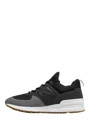 NEW BALANCE 574 Sport Lace Up Sneakers - Black/gray