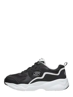 Sketchers D'lites Airy Athletic Sneakers - Black/white