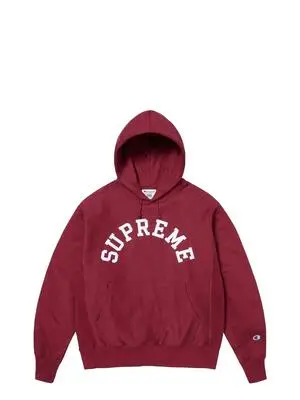 Supreme Champion Hooded Sweatshirt - Cardinal
