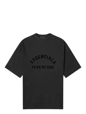 Fear Of God Ss24 Spring Printed Logo T-shirt 'jet - Black