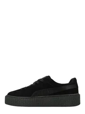 PUMA Fenty X Suede Creepers Satin Sneakers - Black