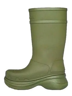 Balenciaga Crocs X Boots - Army Green