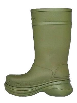 Balenciaga Crocs X Boots - Army Green