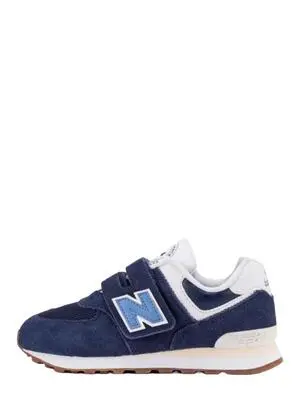 NEW BALANCE 574 Hook & Loop Sneakers - Blue/white