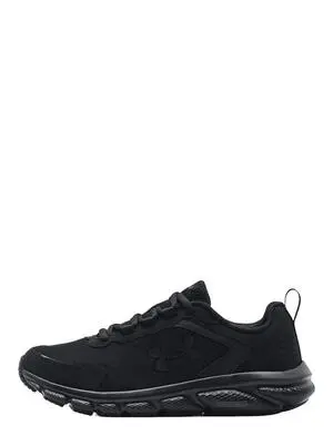 Under Armour Charged Assert Wide Athletic Shoes - Black