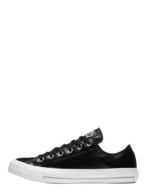CONVERSE Chuck Taylor All Star Patent Low Top Sneakers - Black