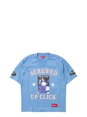 Supreme X Dj Screw Ss26 Football Jersey - Blue