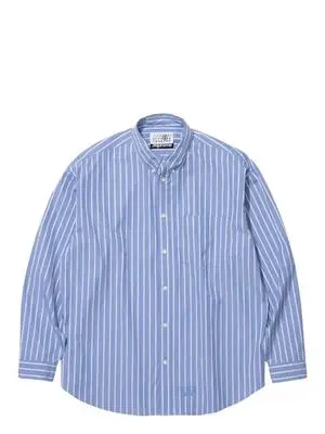 Supreme Supreme X Mm6 Maison Margiela Stripe Shirt 'blue' Blue