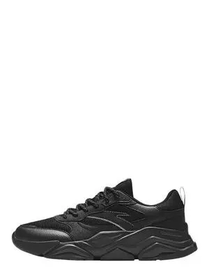 ANTA Running Series Lace-up Sneakers - Black