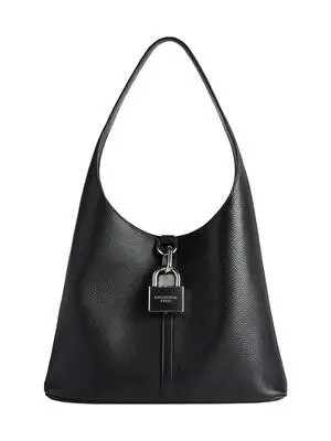 Balenciaga Balenciaga Locker Medium North-South Hobo Bag Black