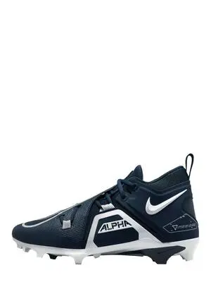 Nike Alpha Menace Pro 3 Football Cleats - College Navy/white