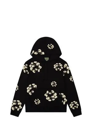 DENIM TEARS Denim Tears X Cactus Plant Flea Market Cotton Wreath Hoodie Black