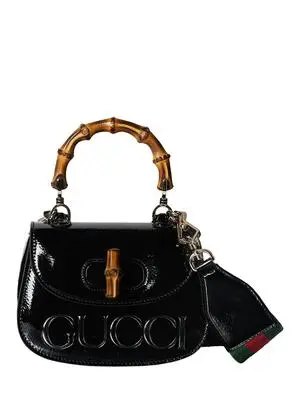 Gucci Bamboo 1947 Mini Top Handle Bag - Black
