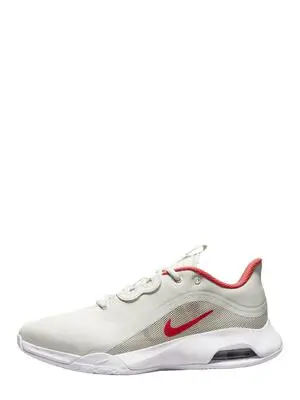 Nike Nikecourt Air Max Volley 'light Bone Lobster' Sneakers - White/red
