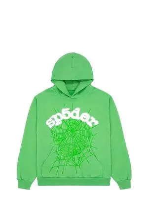 SP5DER Web Hoodie - Slime Green