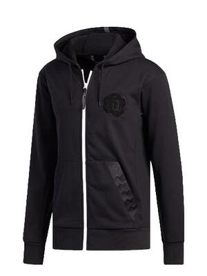 Adidas Basketball Hooded Jacket - Black