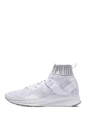 PUMA Ignite Evoknit Mid High Top Sneakers - White
