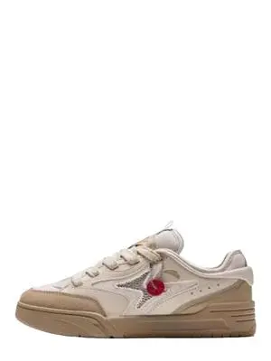 ANTA A-journey Sneakers - Beige/brown/red