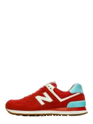 NEW BALANCE 574 "picnic Pack" Low Top Sneaker - Red/blue/white