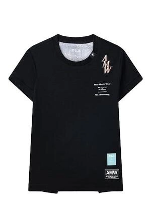 FILA X Mihara Yasuhiro Joint Logo Printing Sports T-shirt - Black