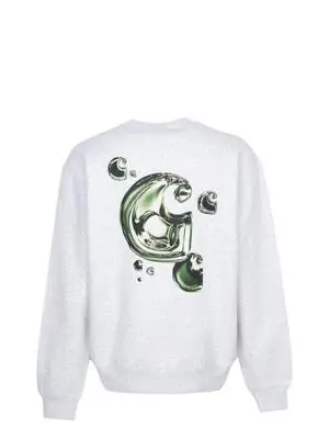 Carhartt Work In Progress Solar Chrome Fleece Crewneck - Grey
