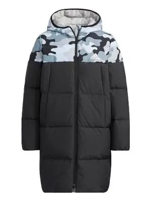 Adidas Elongated Down Puffer Jacket - Black/white