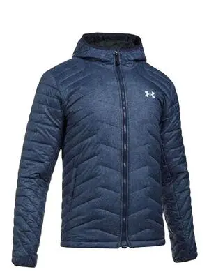 Under Armour Coldgear Reactor Hooded Jacket - Navy