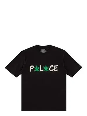 PALACE Palace Pwlwce T-shirt 'black' Black/green