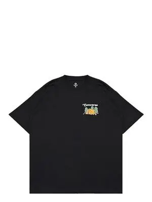CONVERSE Outdoor Graphic Tee Asia Sizing - Black