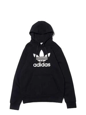 Adidas Originals Trefoil Foil Sports Hoodie - Black