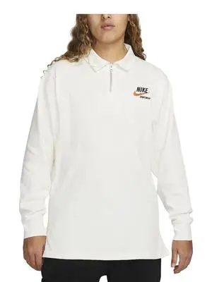 Nike Trend Rugby Long Polo Shirts - White