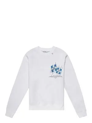 Off-White Fence Arrows T-shirt Arrow Printing Long Sleeves - White