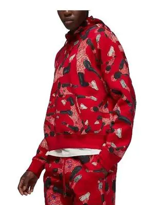 JORDAN Air Artist Series Hoodie - Red/multi-color