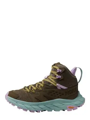 Hoka One One Anacapa Breeze Mid Ankle High Top Sneakers - Green/brown