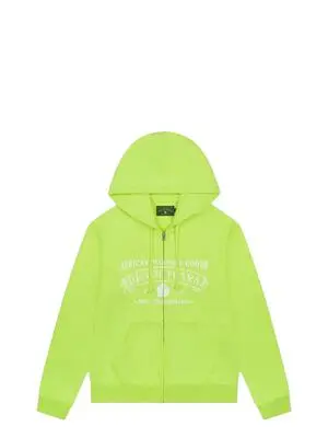 DENIM TEARS Zip Up Hoodie - Lime