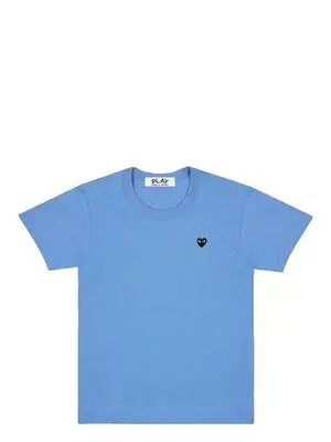 Play Comme Des Garcon Mini Heart Logo Tee - Blue