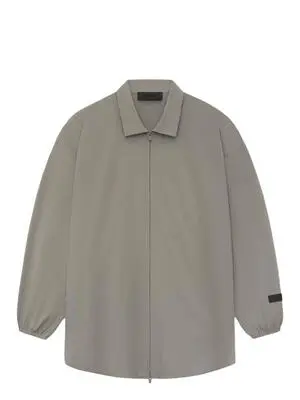 Fear Of God Fear Of God Essentials Ss24 Overshirt 'dust' Dust