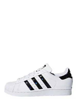 Adidas Superstar J Holograph Sneakers - White