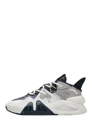 ANTA Badao 4.0 Low Top Sneakers - White/grey/black