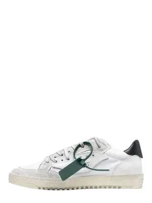 Off-White Off-White Vulcanized 5.0 Low Top Distressed Sneaker White/black