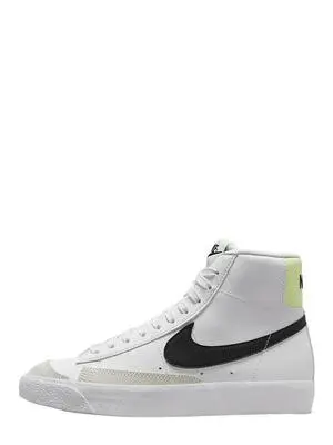 Nike Blazer Mid '77 High Top Sneakers - White/black/barely Volt