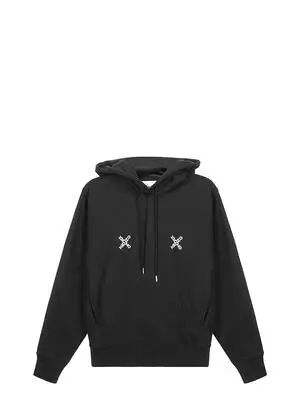 Kenzo Long Sleeve Hooded Sports Hoodie - Black