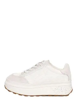 UGG Marin Lace Up Logo Sneakers - White