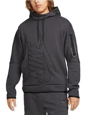 Nike Tech Fleece Pullover Graphic Hoodie - Black/multi-color